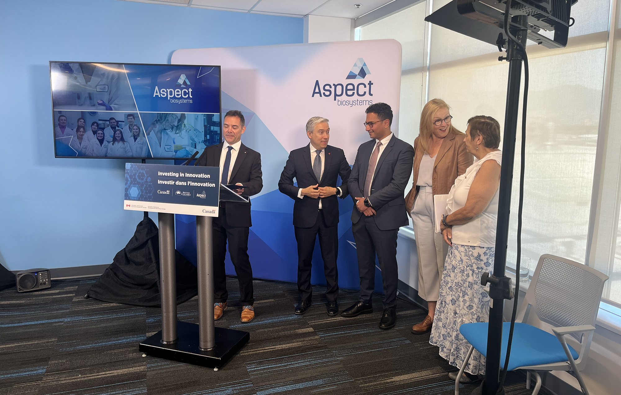 Aspect Biosystems gets over $70 million in government investment to continue innovative work ...