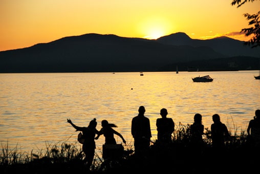 Kits Beach Silhouettes - BCBusiness